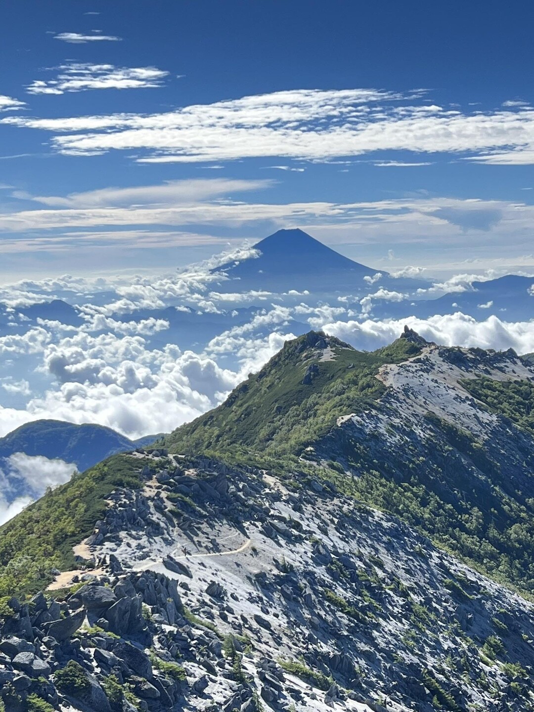 鳳凰三山⛰️⇔青木鉱泉♨️② / tea003さんの鳳凰山・地蔵岳・観音岳・薬師岳の活動データ | YAMAP / ヤマップ