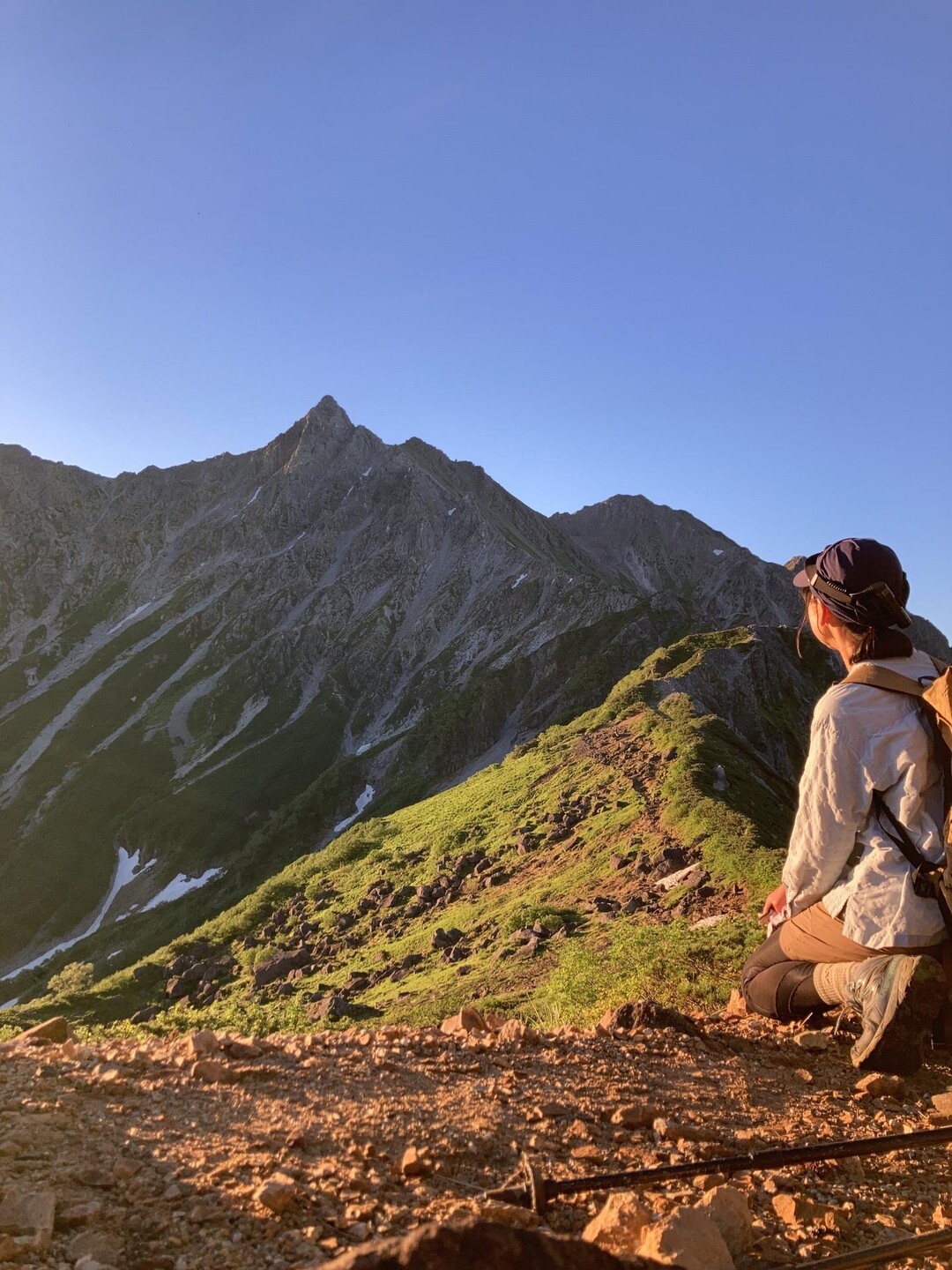 2500m峰の鷲山を踏み、日本のマッターホルンとモンブランを繋ぐ / potchi🦍さんの槍ヶ岳・穂高岳・上高地の活動データ | YAMAP / ヤマップ