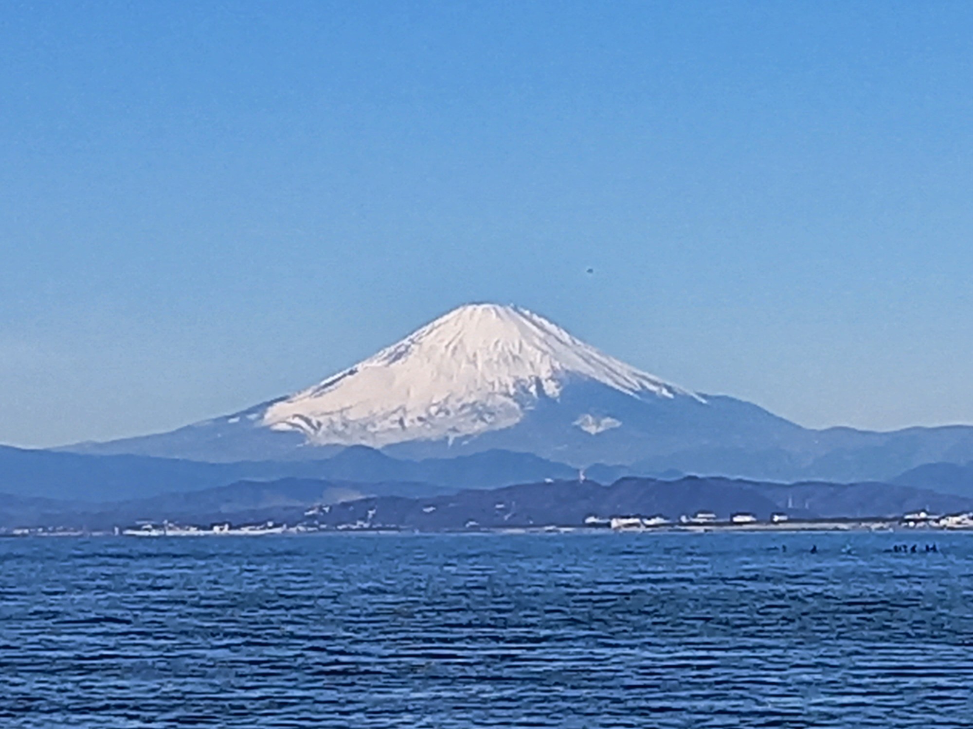 江ノ島からの富士山🗻 山登り初めてから... / emi.sanさんのモーメント | YAMAP / ヤマップ