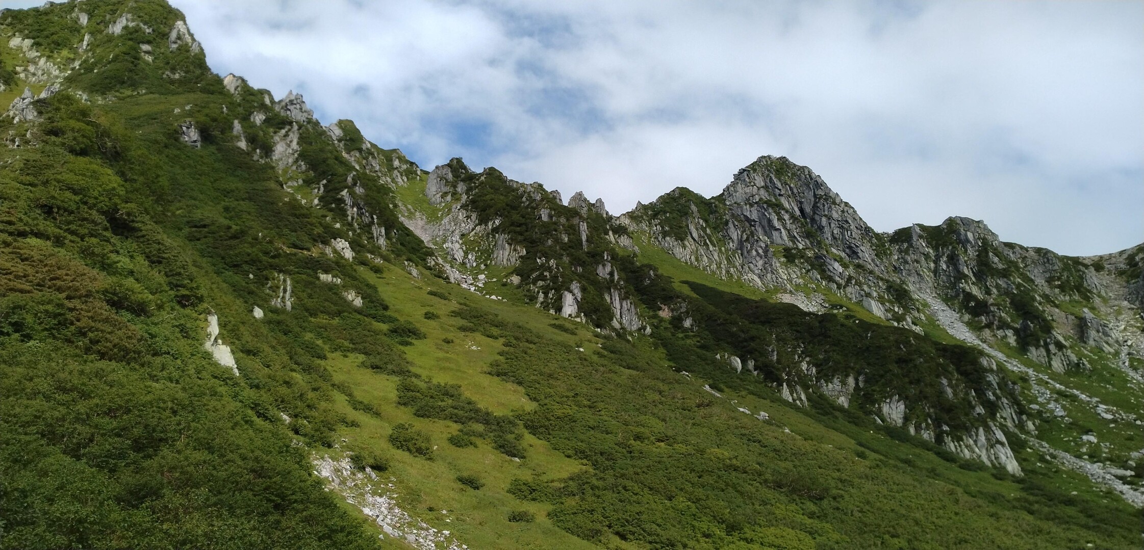 宝剣岳・中岳・木曽駒ヶ岳（西駒ヶ岳） / yuniiiさんの木曽駒ヶ岳・空木岳・越百山の活動データ | YAMAP / ヤマップ