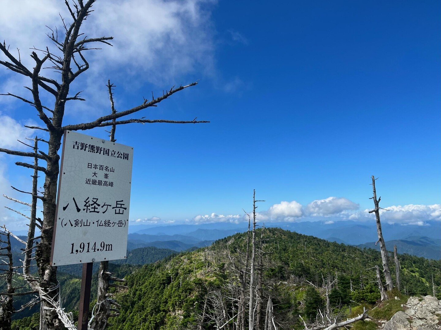 大峰山系シリーズ本戦、八経ヶ岳弥山 / TKOさんの八経ヶ岳の活動データ | YAMAP / ヤマップ