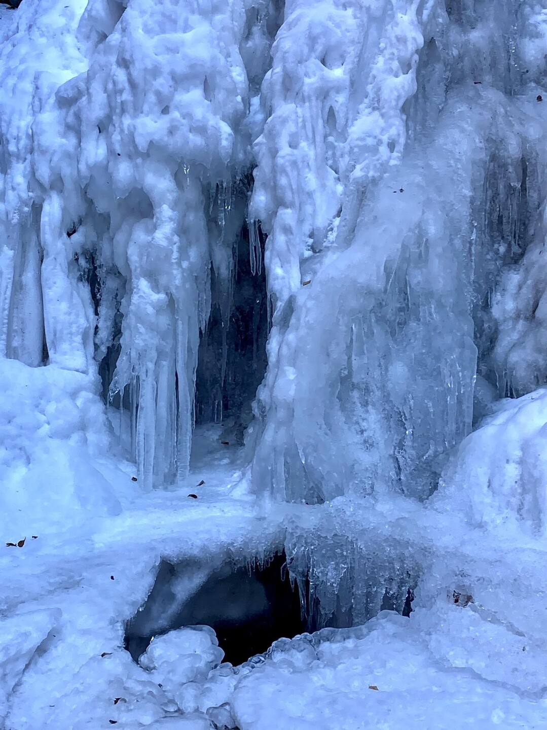板敷渓谷・大滝の氷瀑 ️ / Beni-512さんの弥三郎岳（羅漢寺山）の活動日記 | YAMAP / ヤマップ