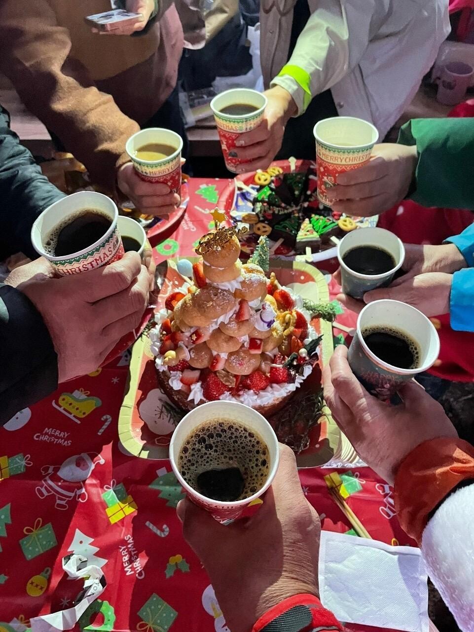 文殊山からMerry Xmas🎄 / ぢゅんさんの文殊山の活動データ | YAMAP / ヤマップ