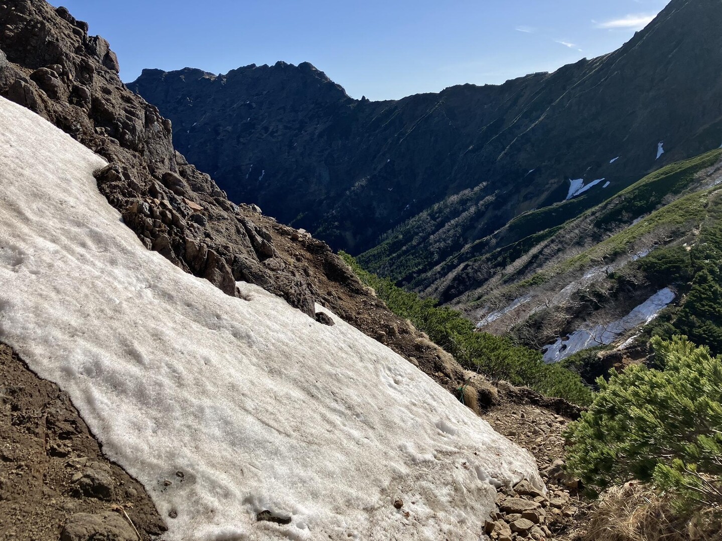 ️凹道迷いと残雪💦 阿弥陀〜硫黄5座周回(美濃戸) / じゅんこさんの八ヶ岳（赤岳・硫黄岳・天狗岳）の活動データ | YAMAP / ヤマップ