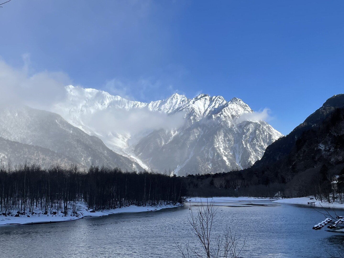 槍ヶ岳・穂高岳・上高地-2022-02-07 / hana356さんの槍ヶ岳・穂高岳・上高地の活動データ | YAMAP / ヤマップ