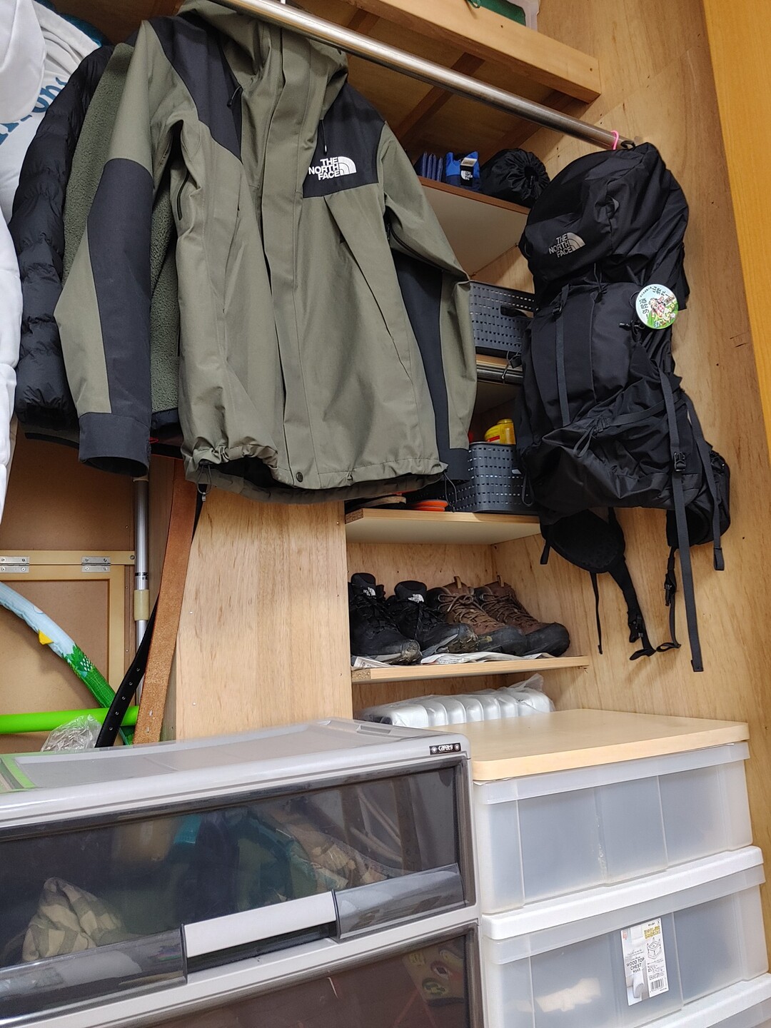 クローゼットDIYの続きです🔧 登山で... / タカビッシュさんのモーメント | YAMAP / ヤマップ