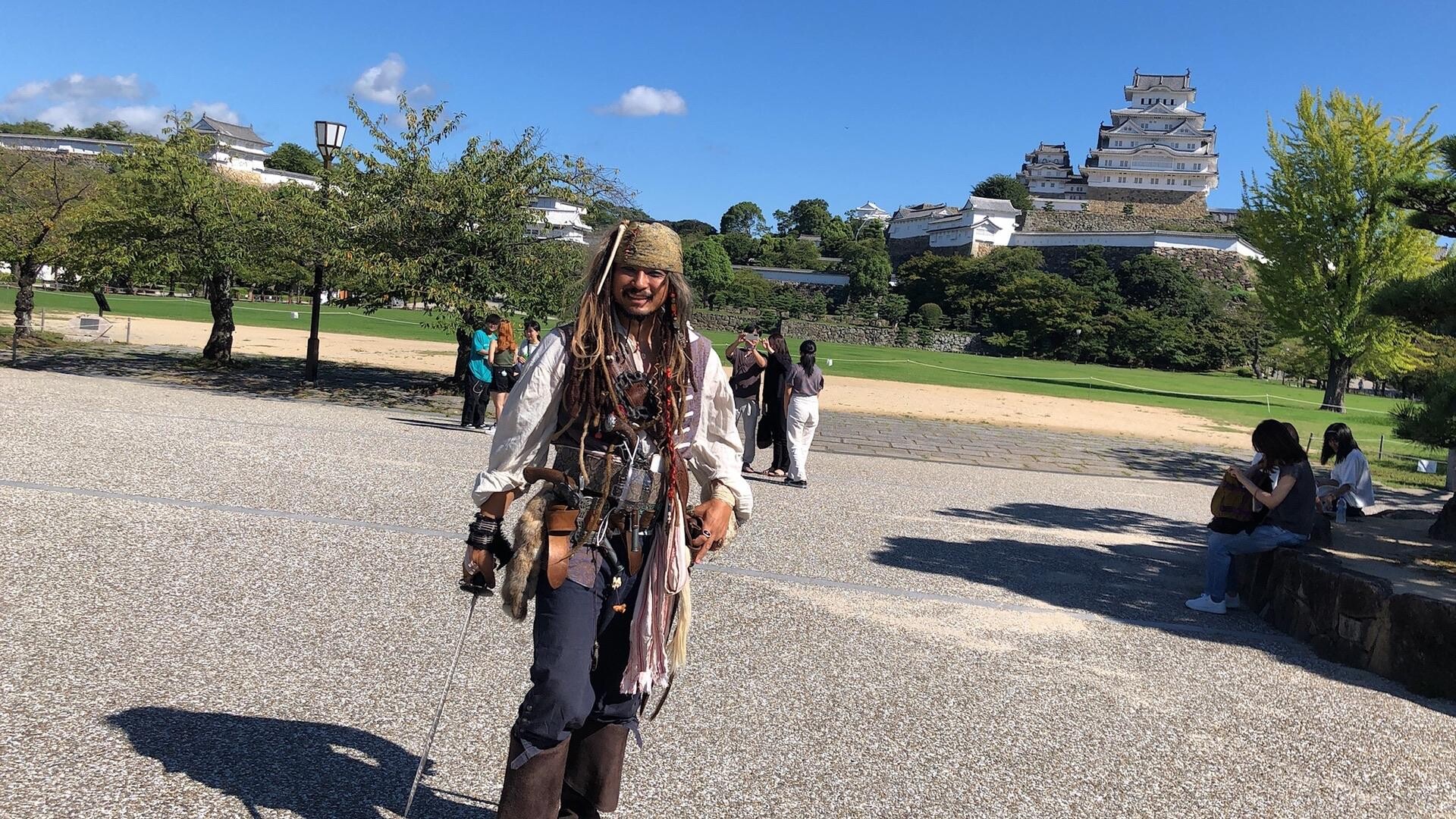 やっと出会えた『姫路城』 【仮装姿の動画... / 【町興し仮装者】Captain Jack Sparrowさんのモーメント | YAMAP / ヤマップ