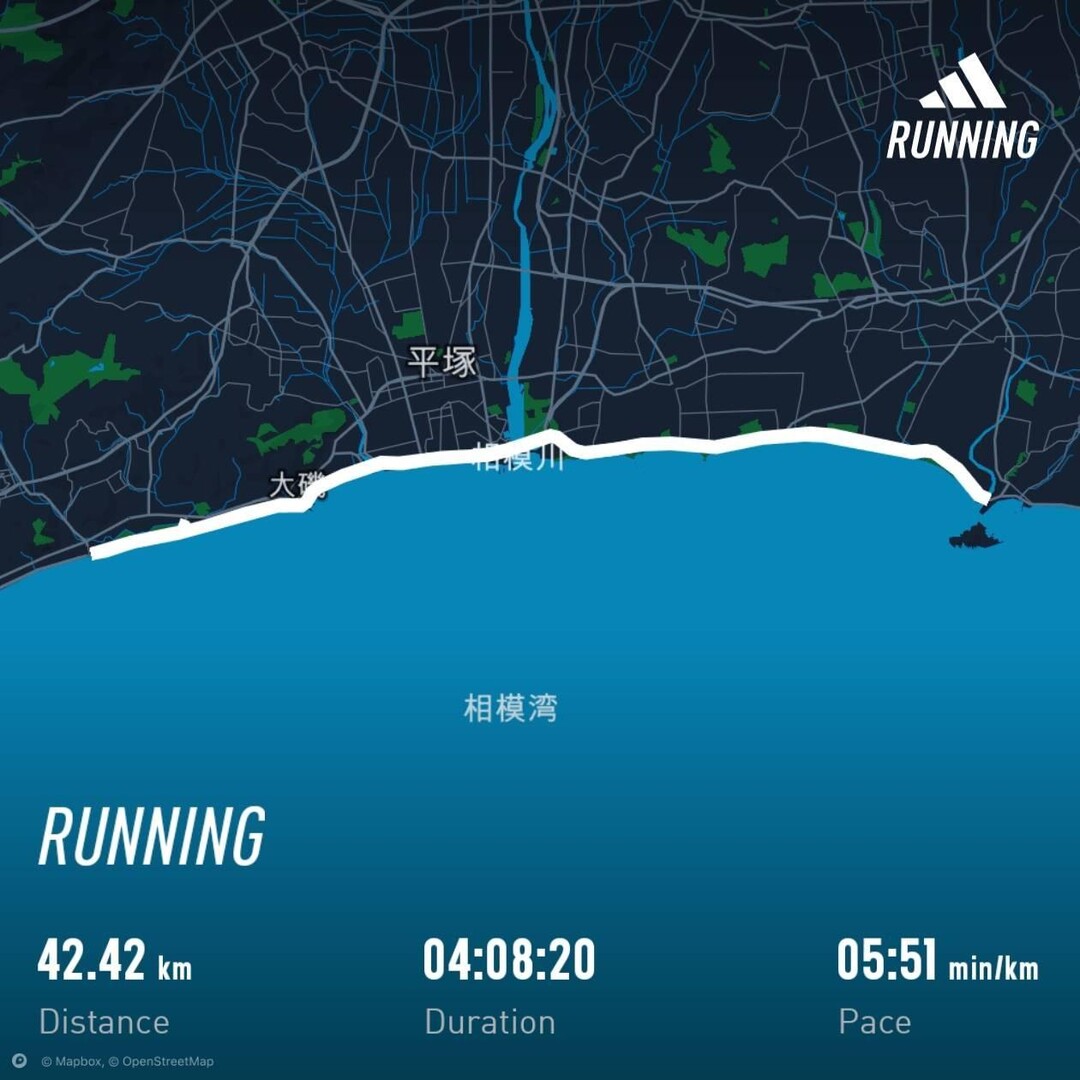 やらかしの湘南国際マラソン / Yasさんのトレイルランニングの活動データ | YAMAP / ヤマップ
