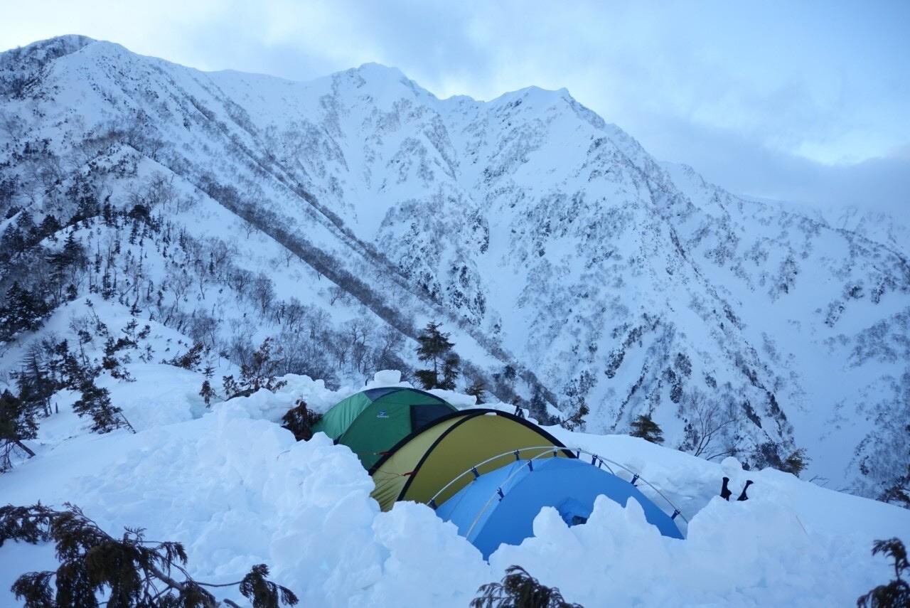 厳冬期2024爺ヶ岳東尾根 / AJ🐬さんの鹿島槍ヶ岳・五竜岳（五龍岳）・唐松岳の活動日記 | YAMAP / ヤマップ