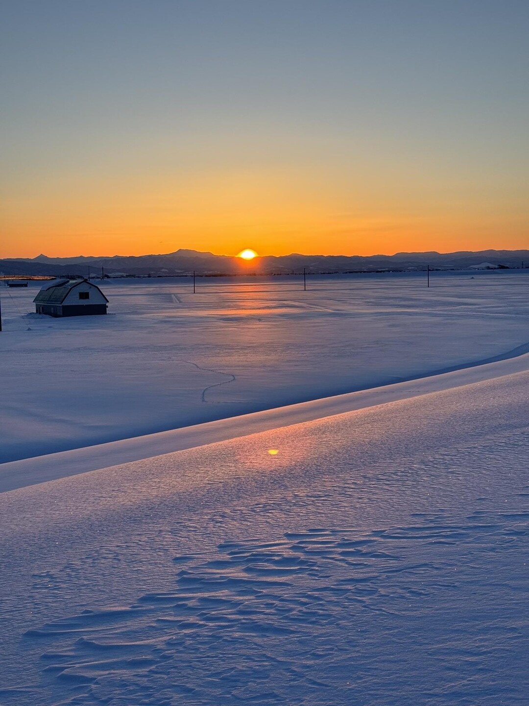 元旦の朝 初日の出を見に近くの堤防へ マ... / pu_chanさんのモーメント | YAMAP / ヤマップ