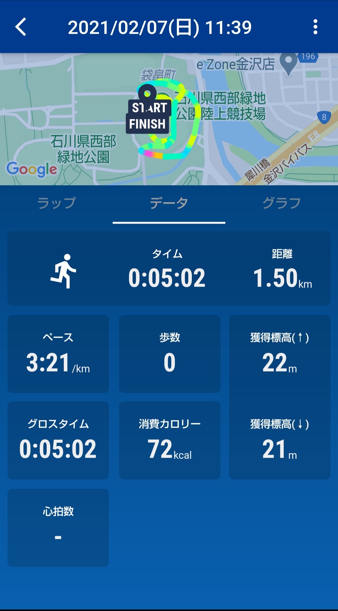 1.5キロを久しぶりにガチ走り🏃‍♂️... / tottinさんのモーメント | YAMAP / ヤマップ