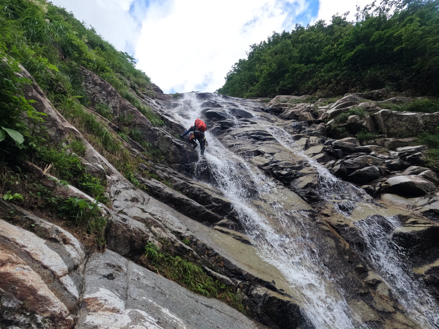 万太郎谷 井戸小屋沢右俣～猛暑日こそ泳ぎ沢～ / Mt.yuさんの谷川岳・七ツ小屋山・大源太山の活動データ | YAMAP / ヤマップ