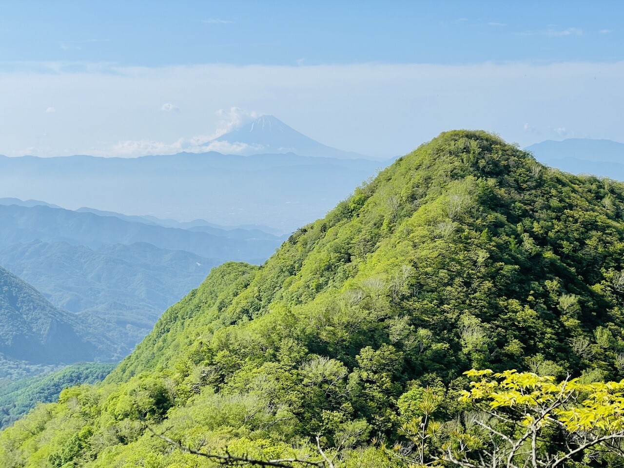 ぐるっと展望！茅ヶ岳〜金ヶ岳〜御岳道〜饅頭峠〜深田公園 / otouさんの茅ヶ岳・金ヶ岳・太刀岡山の活動データ | YAMAP / ヤマップ