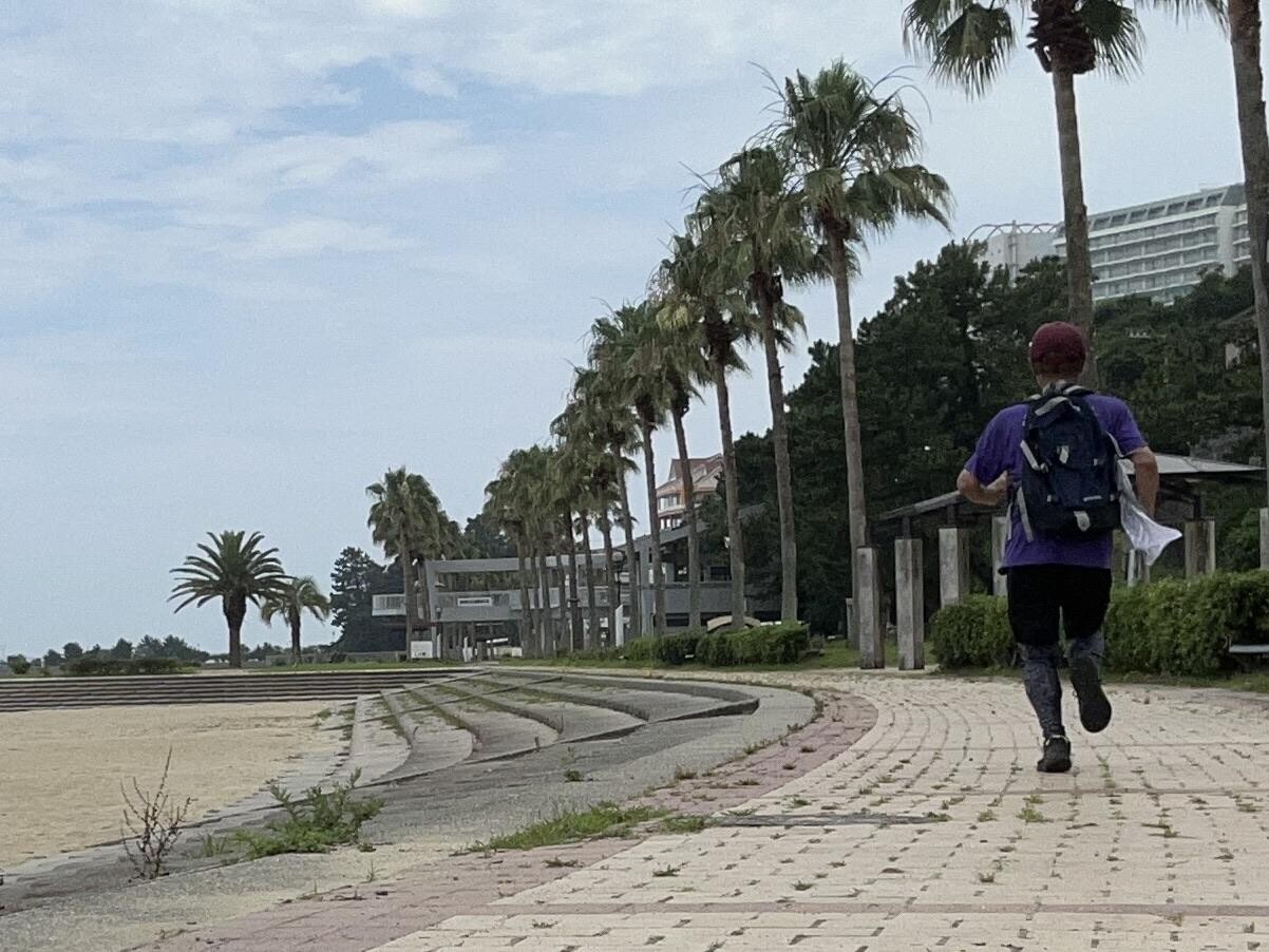 『真夏のRUN🏃』吉良海岸を走ろう👍 / アックンさんのランニングの活動データ | YAMAP / ヤマップ