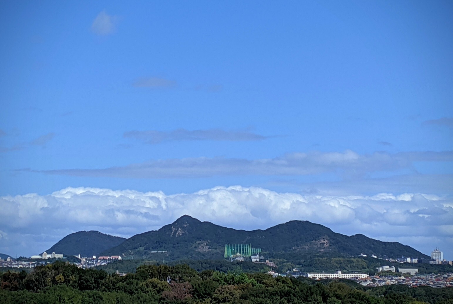 今日は快晴!! 家の近所からの景色。 左... / K.Tさんのモーメント | YAMAP / ヤマップ