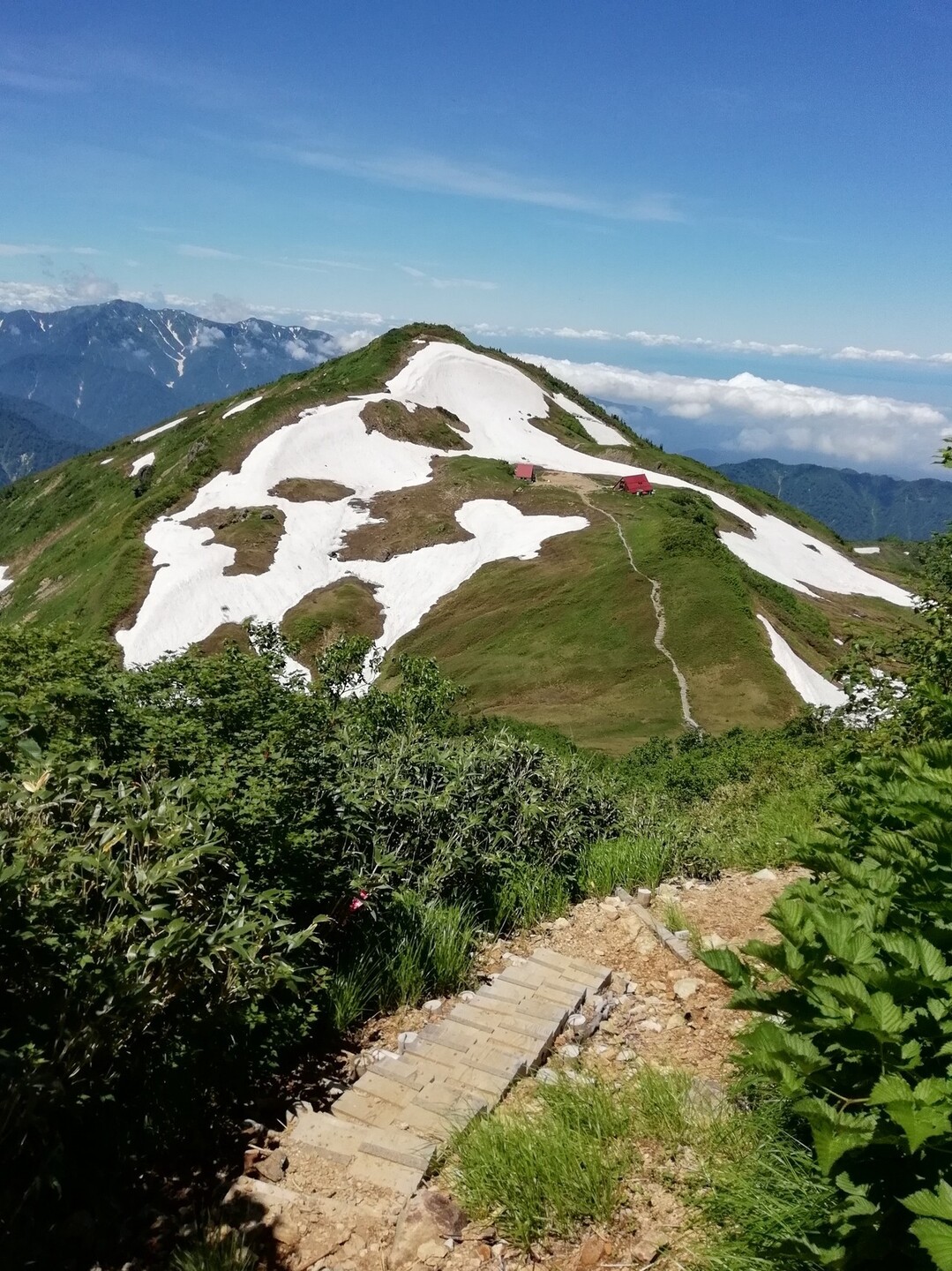 蓮華温泉～朝日岳～雪倉岳～蓮華温泉周回その1 てしみたさんの雪倉岳・朝日岳・風吹岳の活動データ Yamap ヤマップ