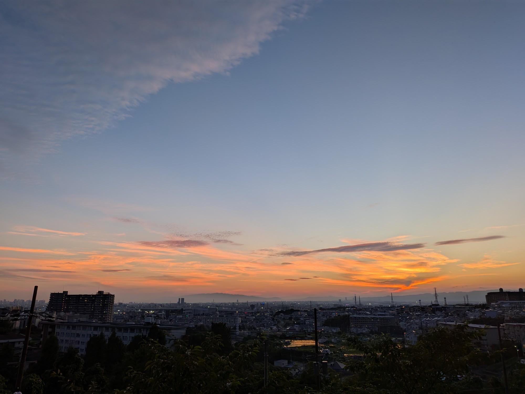 夕日がとっても美しかったよ(自宅からです... / HIROさんさんのモーメント | YAMAP / ヤマップ