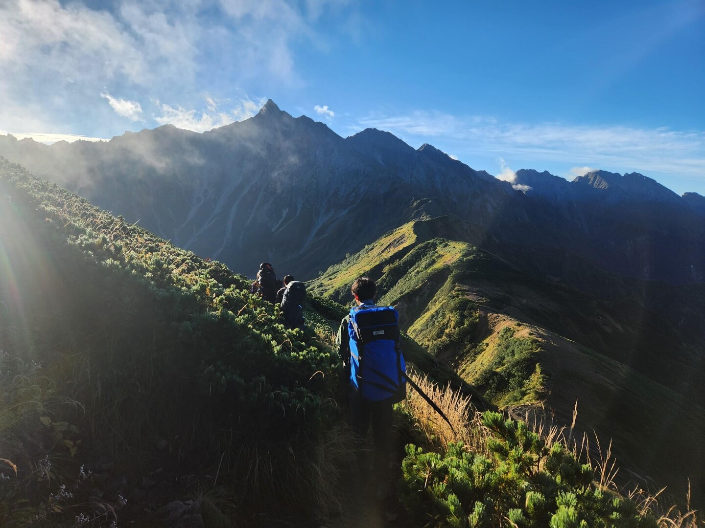 4泊5日裏銀座テント泊縦走！ / Tantalさんの水晶岳・薬師岳・黒部五郎岳・鷲羽岳・三俣蓮華岳・湯俣の活動データ | YAMAP / ヤマップ