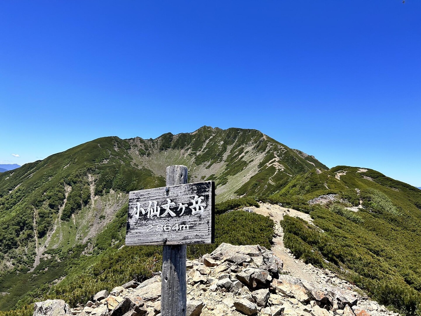 南プス女王様に逢いたくて…(仙丈ヶ岳) / あきTRさんの仙丈ヶ岳・伊那荒倉岳の活動データ | YAMAP / ヤマップ