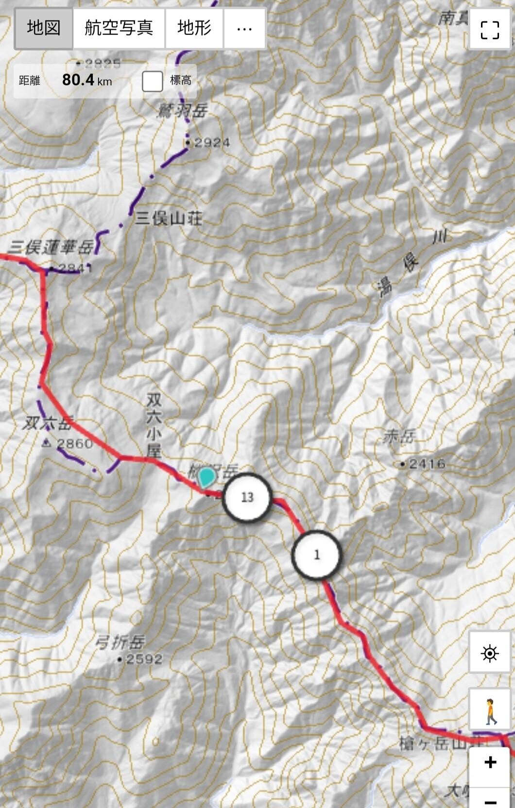 TJAR2024 途中経過 トップ竹村... / さんぽさんのモーメント | YAMAP / ヤマップ