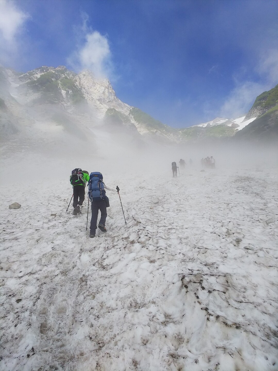 白馬縦走 day1 大雪渓 / mommutさんの白馬岳・小蓮華山の活動データ | YAMAP / ヤマップ