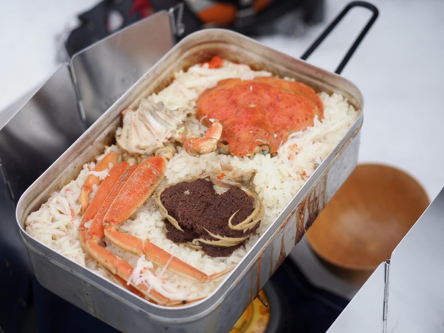 【銀杏峯】極上香箱メシと熱々豚汁 / random walkerさんの銀杏峰・部子山の活動データ | YAMAP / ヤマップ