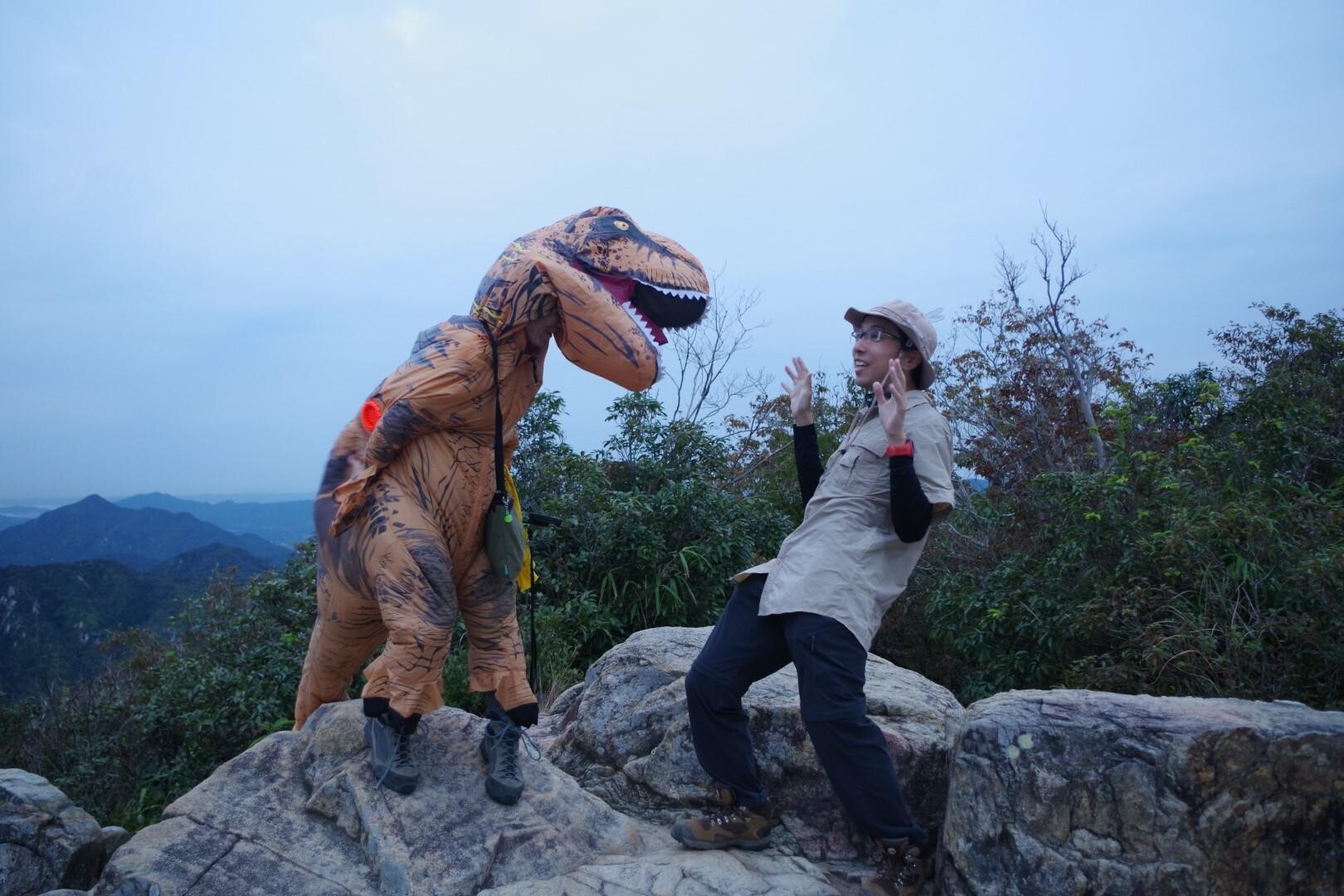 驚き遭遇！T. Rexさん🦖！＆まったり山頂Tea Time☕ / Tohruさんの右田ヶ岳・西目山・楞厳寺山の活動データ | YAMAP / ヤマップ