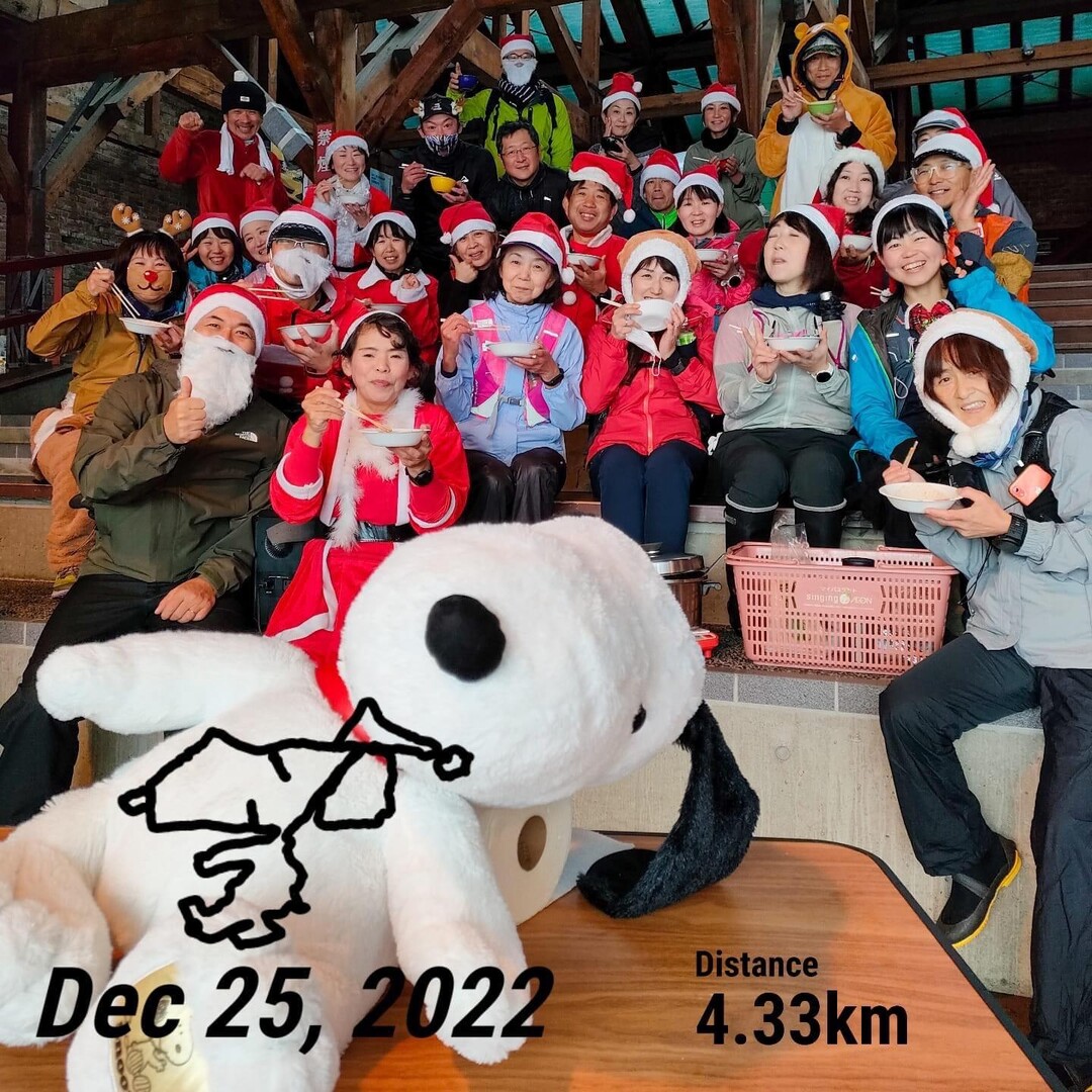 スヌーピーサンタ / TACK🥷さんの金沢市の活動データ | YAMAP / ヤマップ