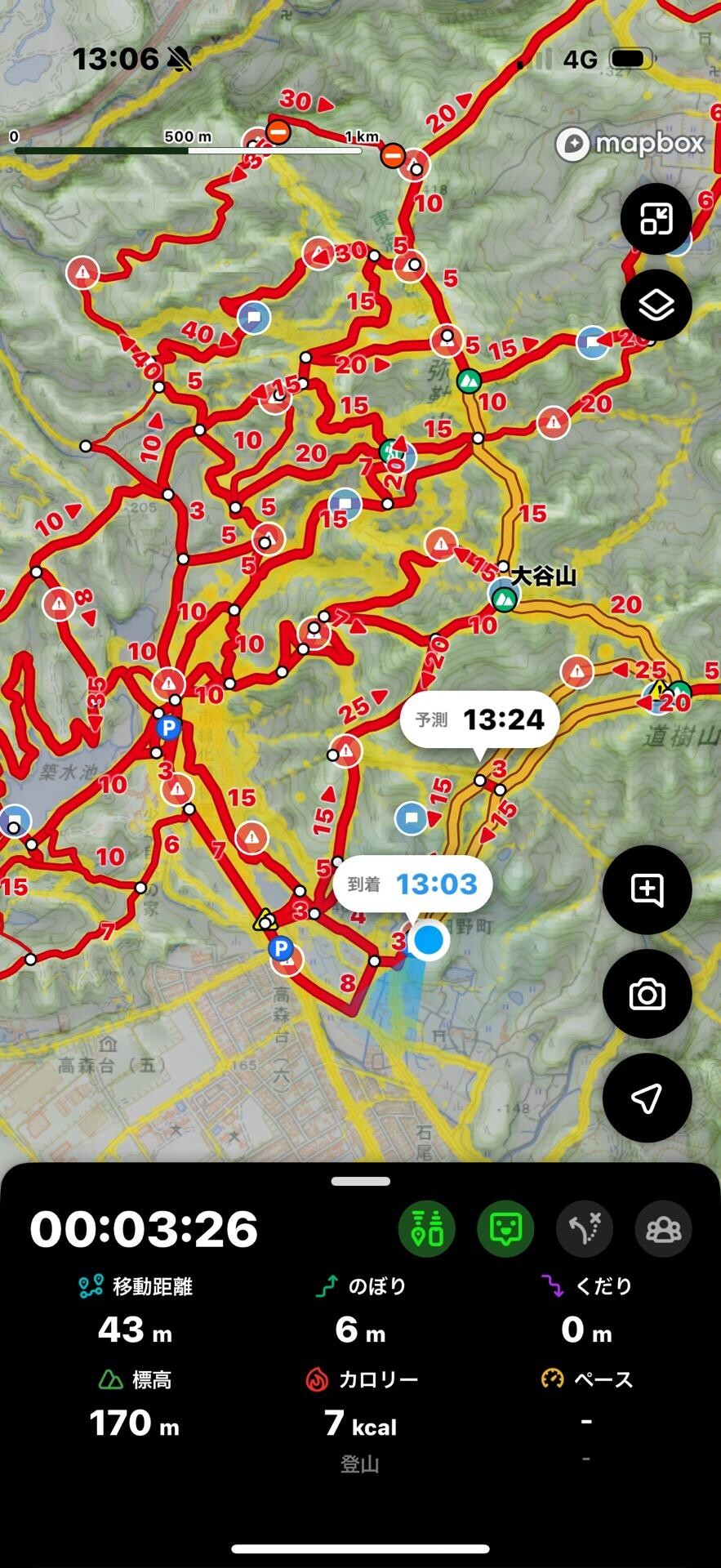 春日井三山で「みんなの軌跡」を初利用‼️ / k2ma34さんの春日井三山・弥勒山・大谷山・道樹山の活動日記 | YAMAP / ヤマップ