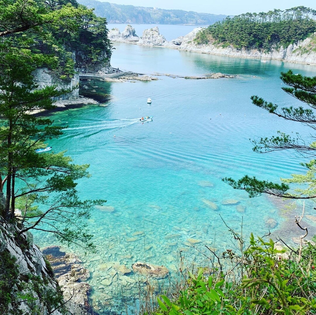 宮古浄土ヶ浜へ🚗 なんて綺麗なエメラル... / AYUMIさんのモーメント | YAMAP / ヤマップ