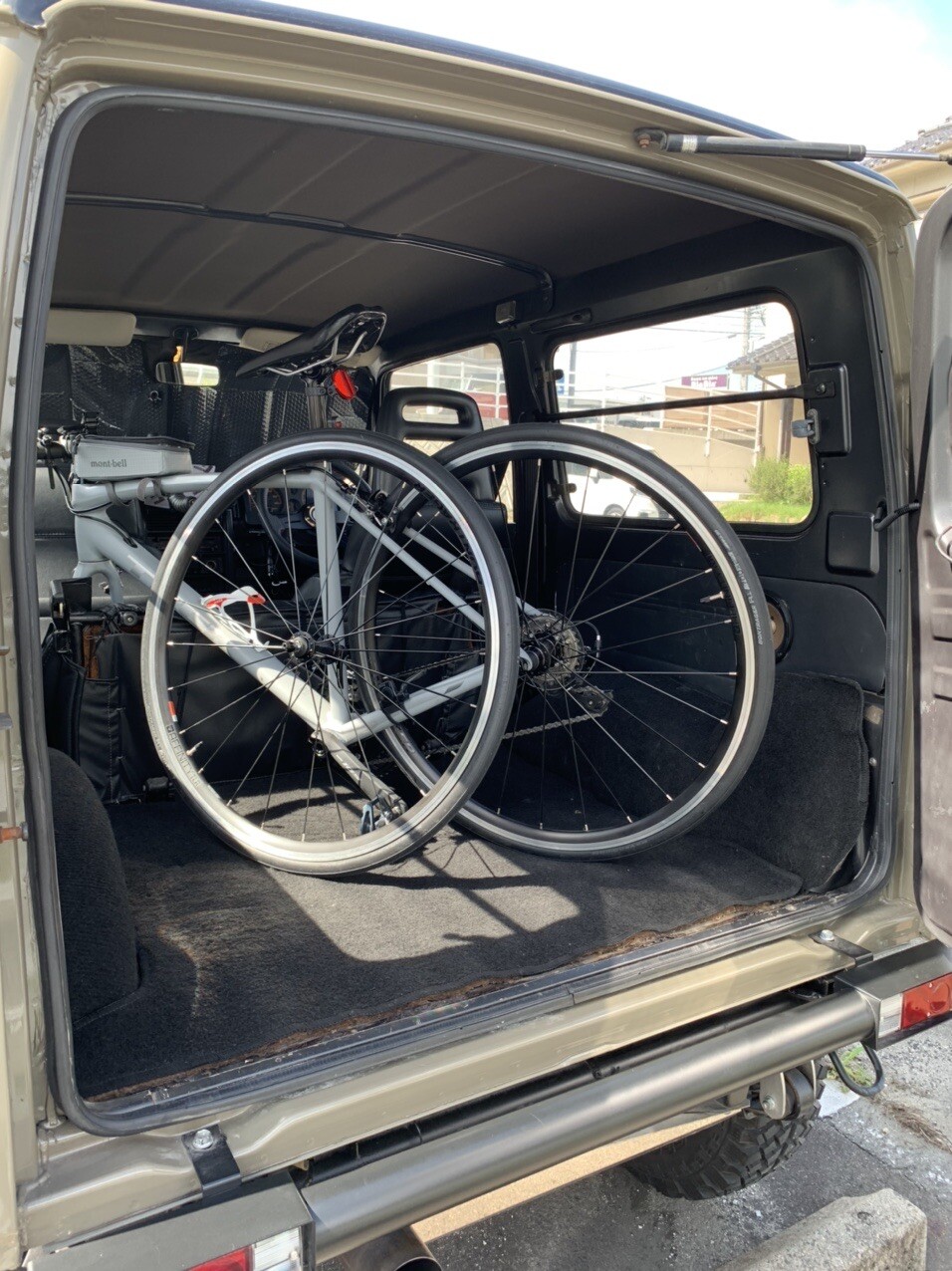 ジムニーにロードバイクを積んで見ました。... / masaikeさんのモーメント | YAMAP / ヤマップ