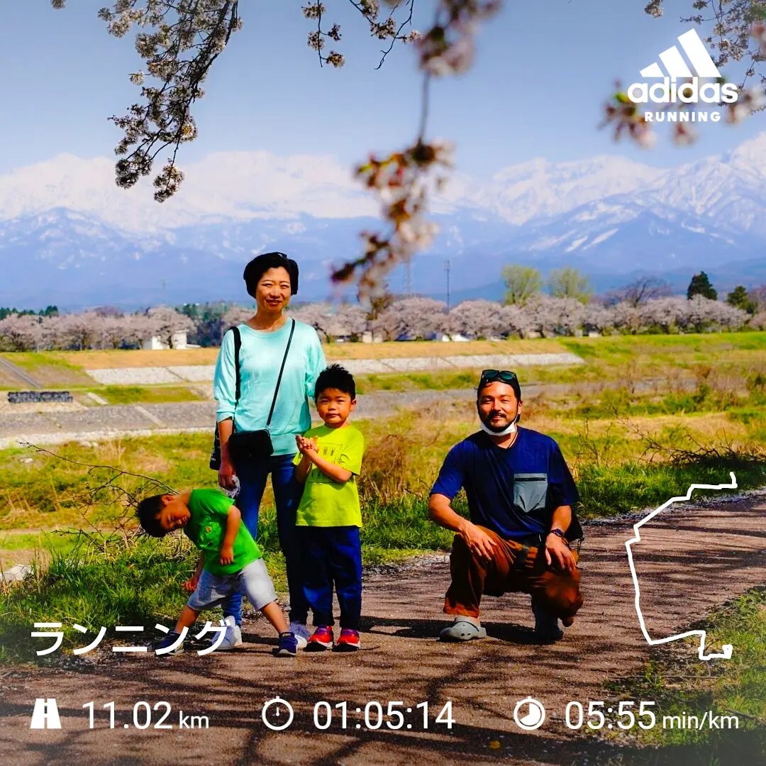 10kmランからの水辺プラザお花見-2022-04-10 / ぽ（ファミリーハイクしてます）さんのランニングの活動データ | YAMAP / ヤマップ