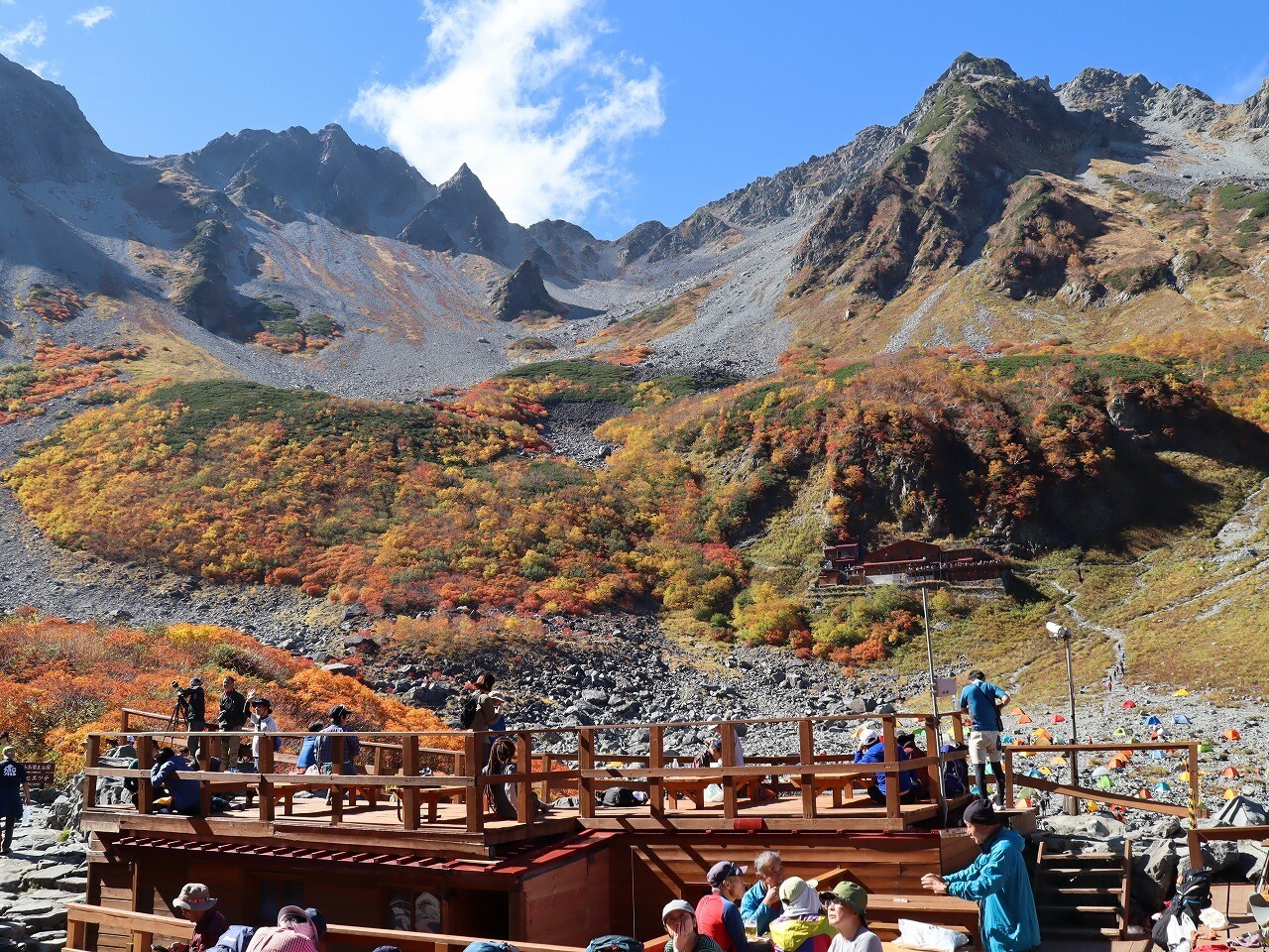 涸沢カールの紅葉・最高 !!! / Sho OKさんの槍ヶ岳・穂高岳・上高地の活動データ | YAMAP / ヤマップ