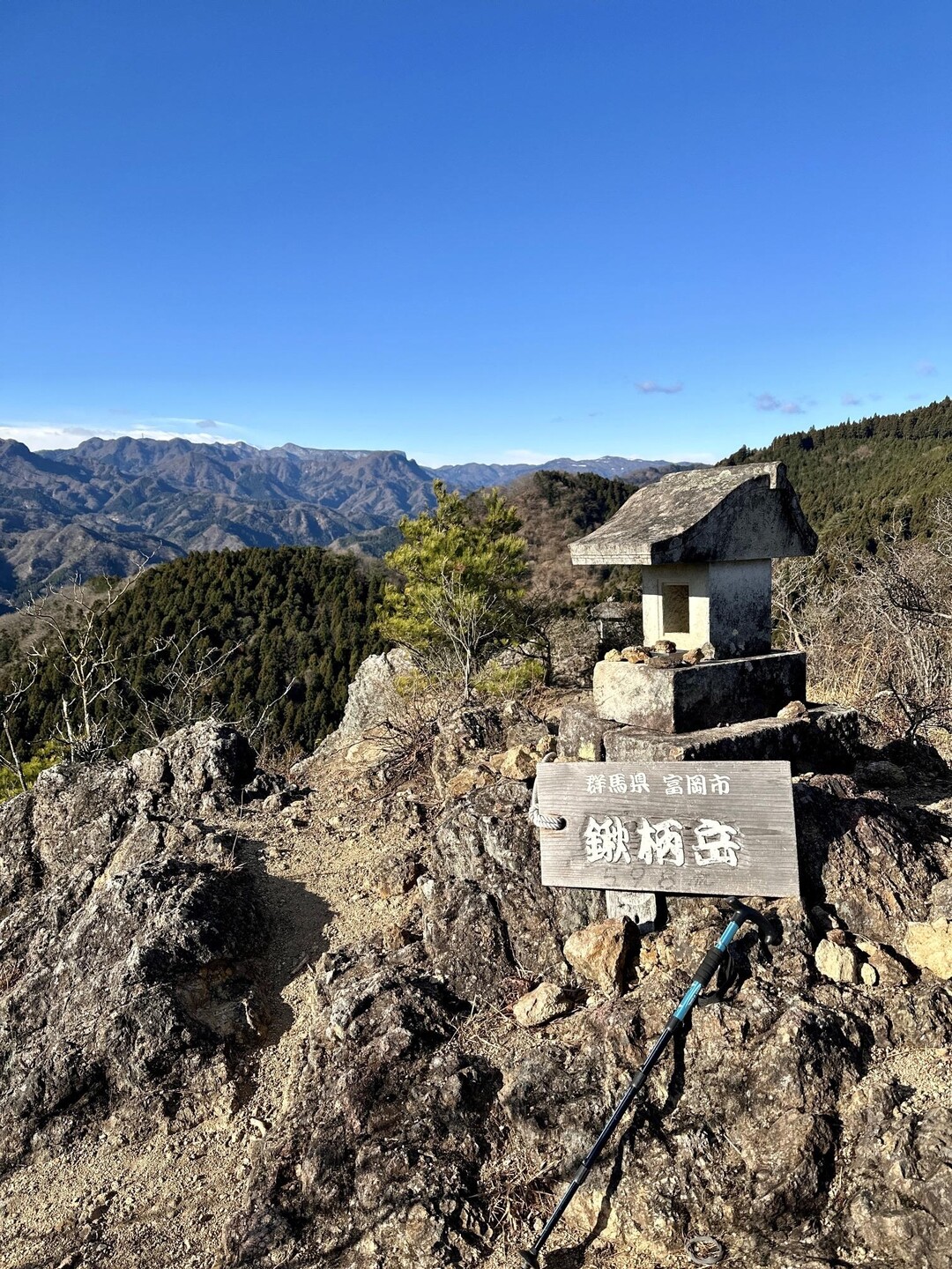 登り納め2022その2 西上州鍬柄岳 / qkaruさんの大桁山・鍬柄岳・御堂山の活動データ | YAMAP / ヤマップ