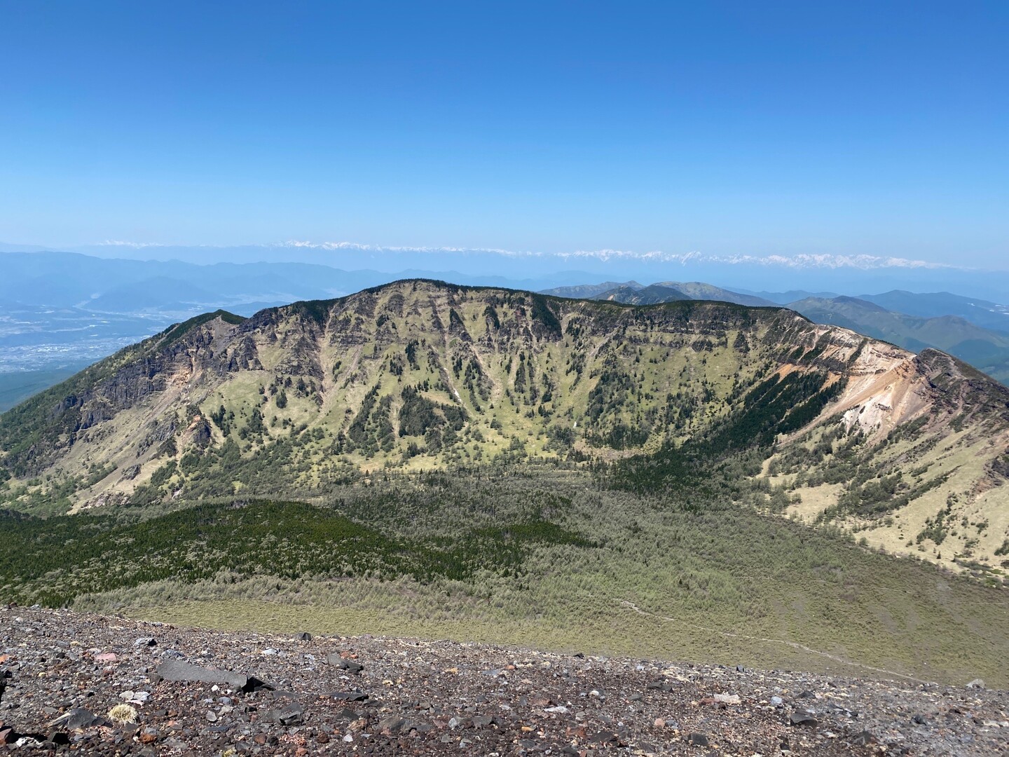 強風も絶景満喫の前掛山 / TACK🥷さんの浅間山・黒斑山・篭ノ登山の活動日記 | YAMAP / ヤマップ