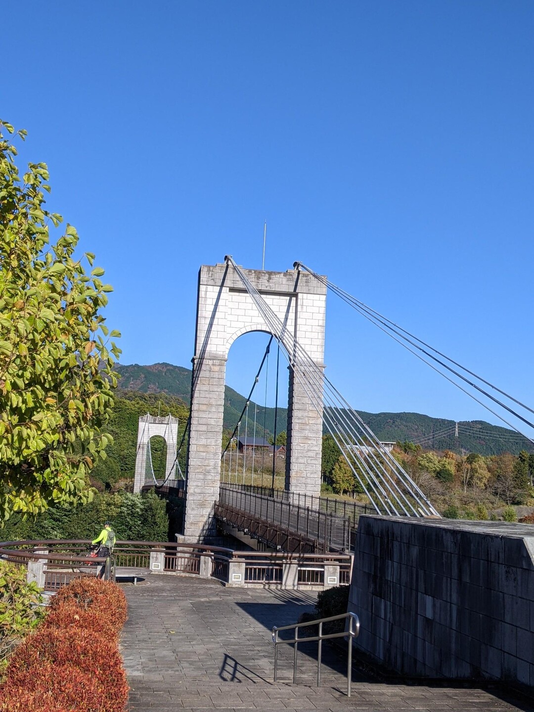 秦野戸川公園の「風の吊り橋」歩行者専用橋... / 朝たろ2525さんのモーメント | YAMAP / ヤマップ