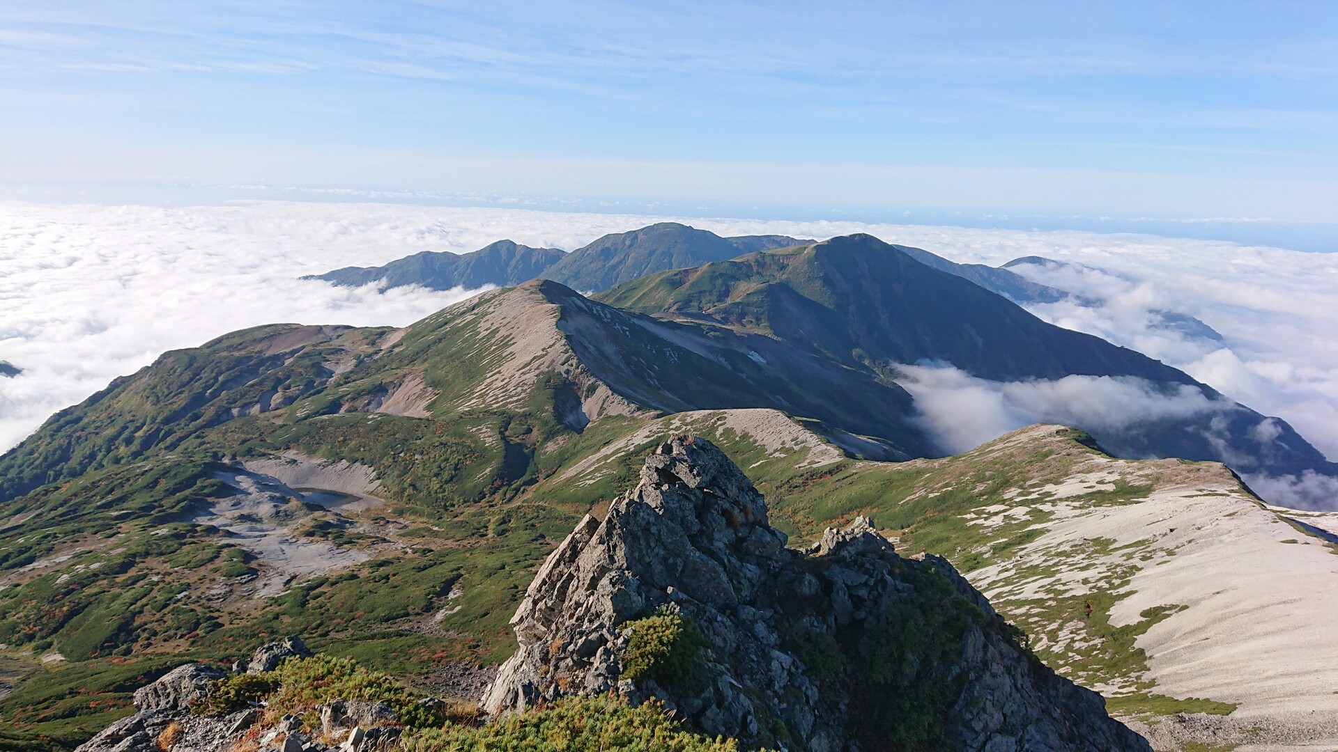 白馬岳～雪倉岳～朝日岳周回のつもりが、うっかり逆回り💦 / reinさんの雪倉岳・朝日岳・風吹岳の活動データ | YAMAP / ヤマップ
