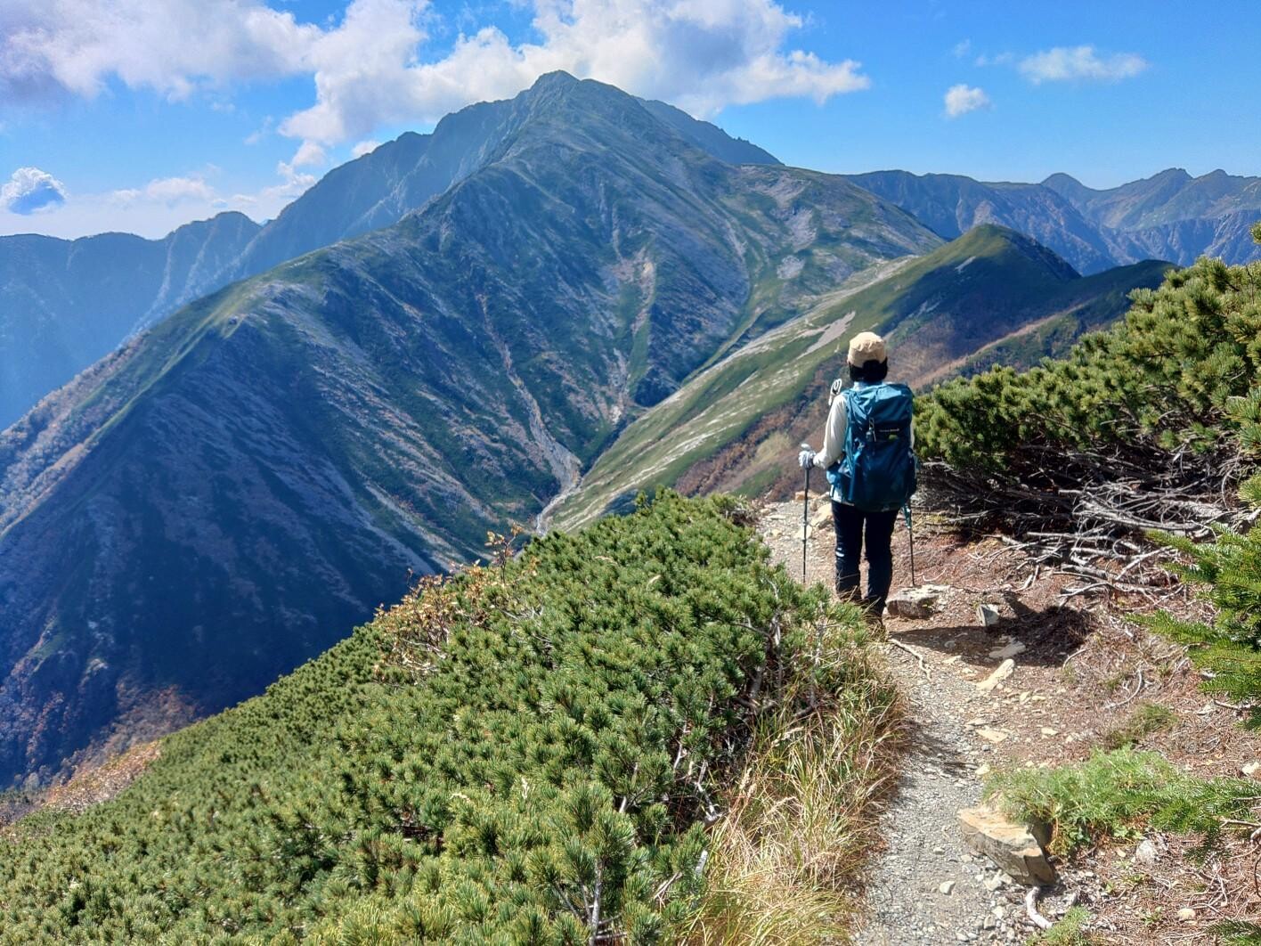 悪沢岳（荒川東岳）[百名山84]～赤石岳[百名山85] / akko-chan さんの荒川岳・東岳（悪沢岳）・前岳・中岳・赤石岳の活動データ | YAMAP / ヤマップ