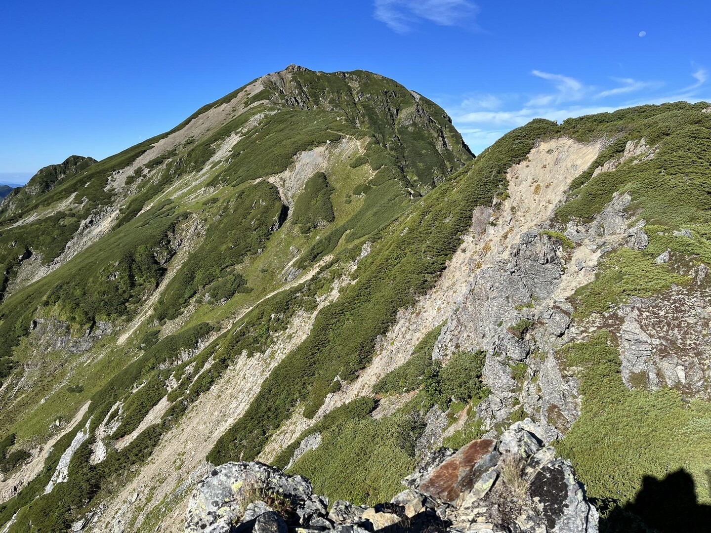 塩見岳・蝙蝠岳2023.09.03 / masさんの塩見岳・権右衛門山・蝙蝠岳の活動データ | YAMAP / ヤマップ