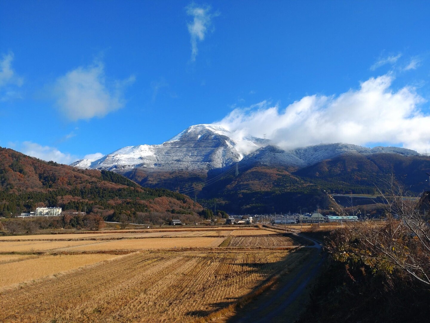 伊吹山2合目まで、雪化粧。紅葉とのコント... / みのみの123さんのモーメント | YAMAP / ヤマップ