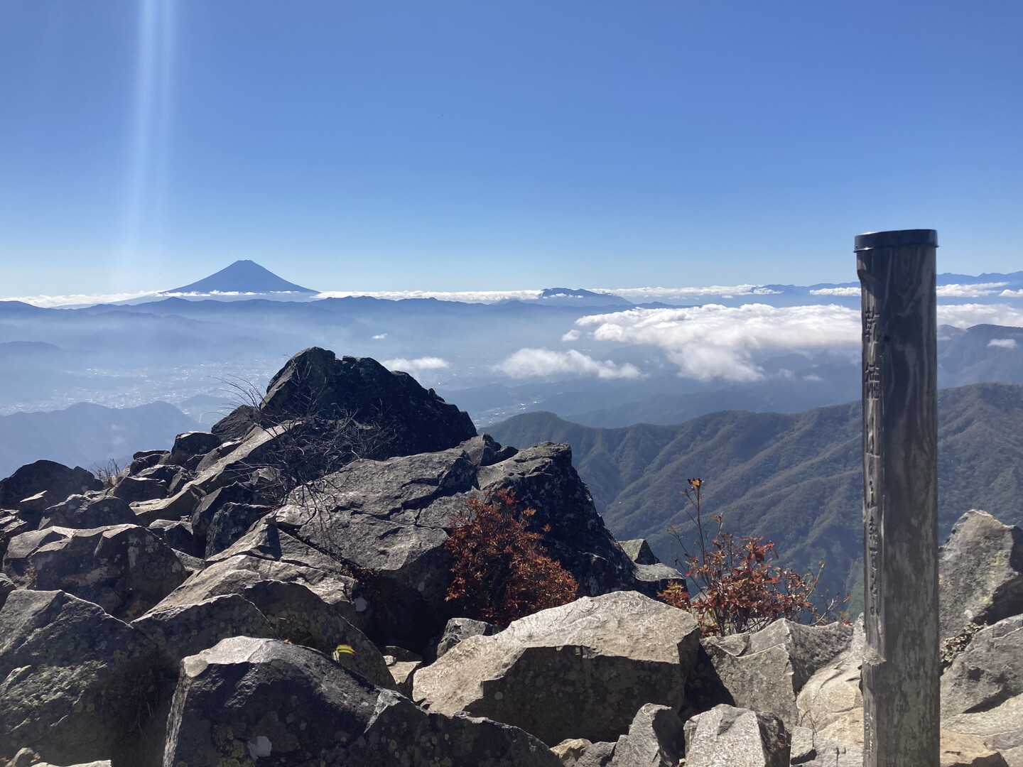 乾徳山 / orihinukさんの乾徳山・黒金山の活動データ | YAMAP / ヤマップ