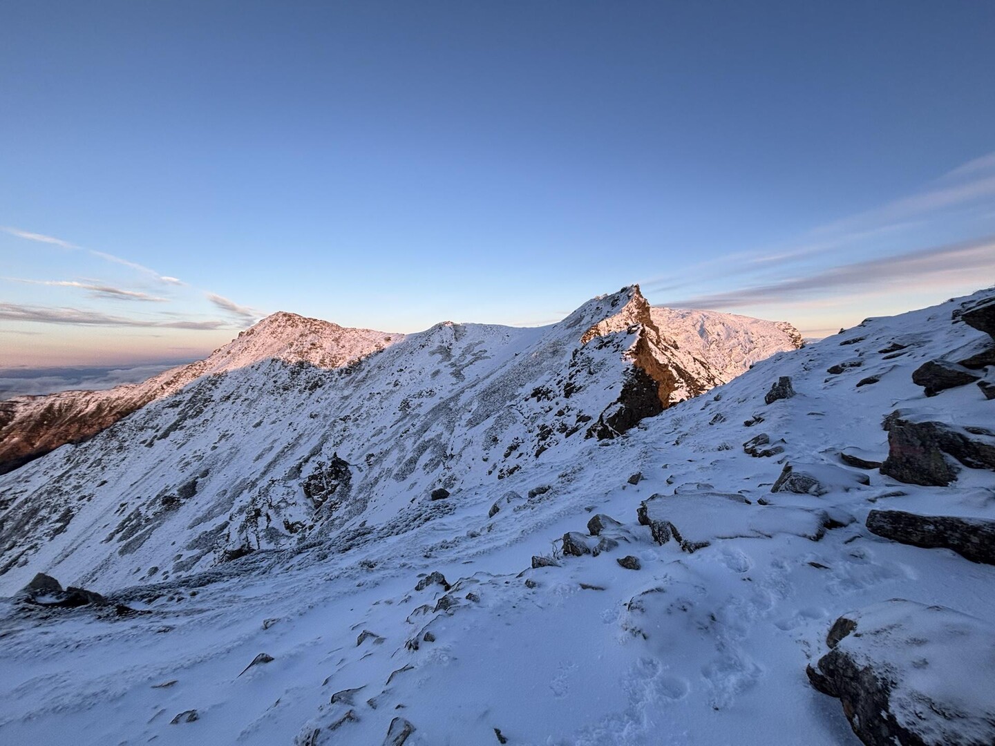 悪沢岳から冬のお便り / gomaさんの荒川岳・東岳（悪沢岳）・前岳・中岳・赤石岳の活動データ | YAMAP / ヤマップ