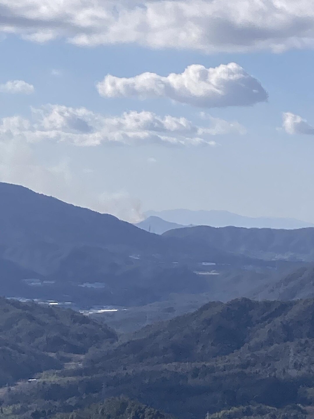 本日山火事じゃないかなと思って小田山から... / カブさん(CUB主)さんのモーメント | YAMAP / ヤマップ
