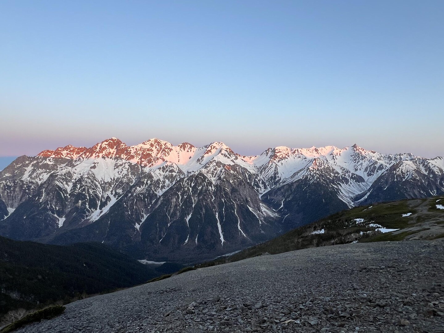 The Vista Point of 槍穂 蝶ヶ岳より / Hide-chanさんの常念岳・大天井岳・燕岳の活動データ | YAMAP / ヤマップ
