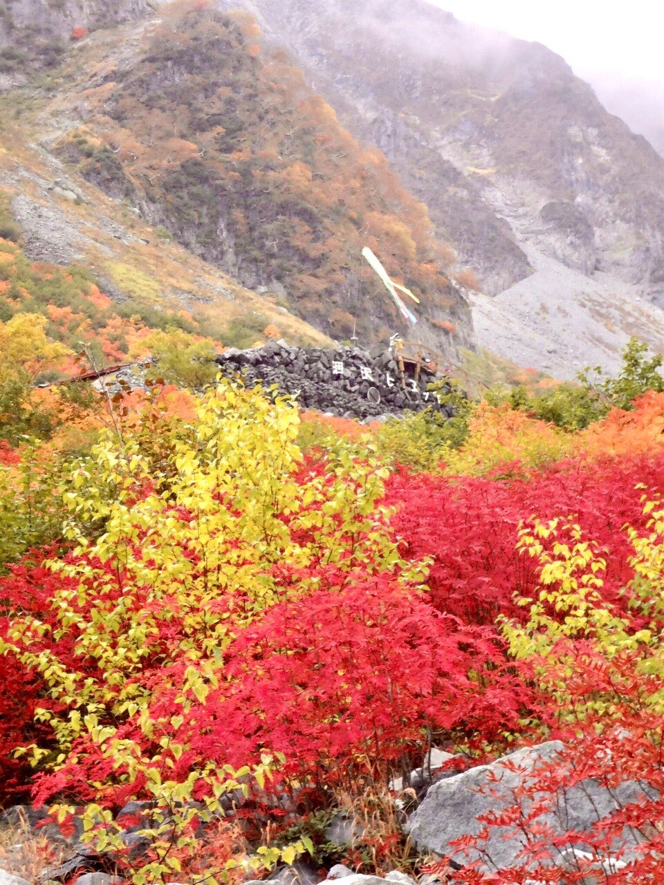 涸沢の紅葉が綺麗と納得した瞬間！ / Mountains & Flowers Hiroさんのモーメント | YAMAP / ヤマップ