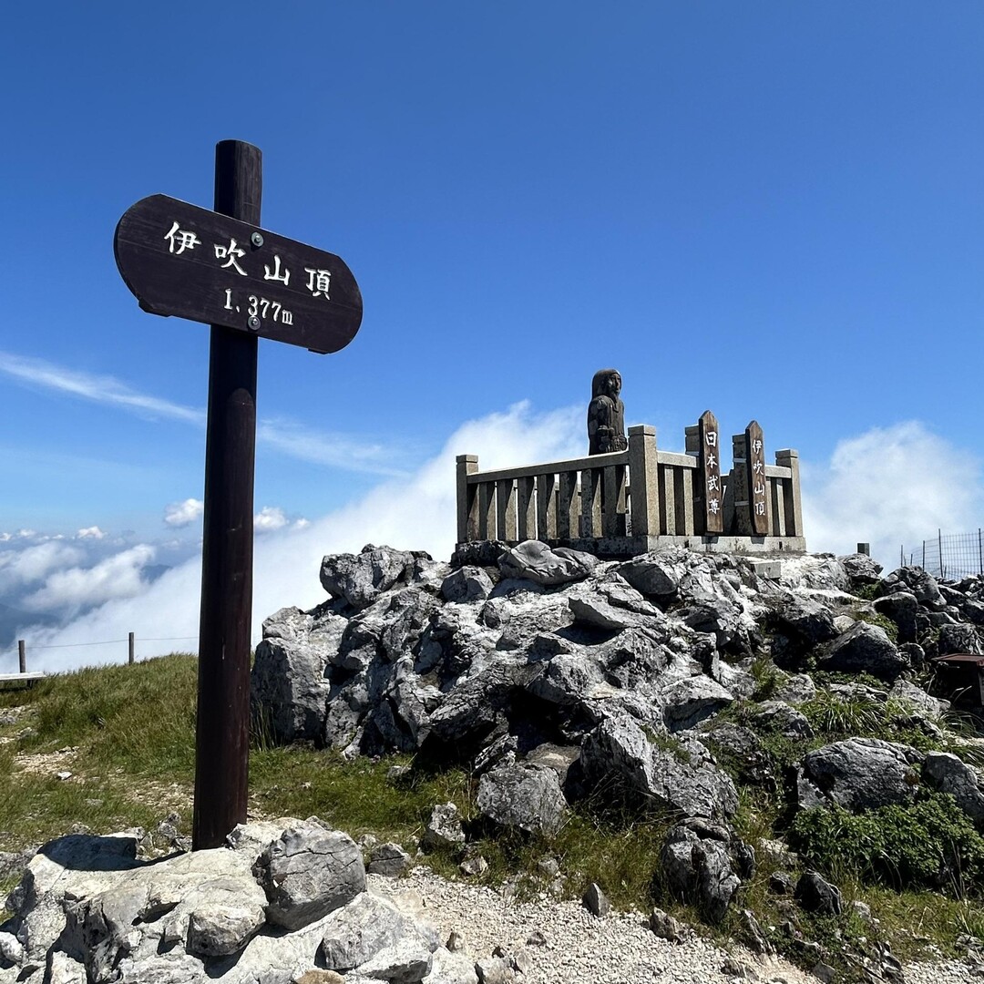 伊吹山 山頂周回コース 関ヶ原 / T_K_C_さんのハイキングの活動データ | YAMAP / ヤマップ