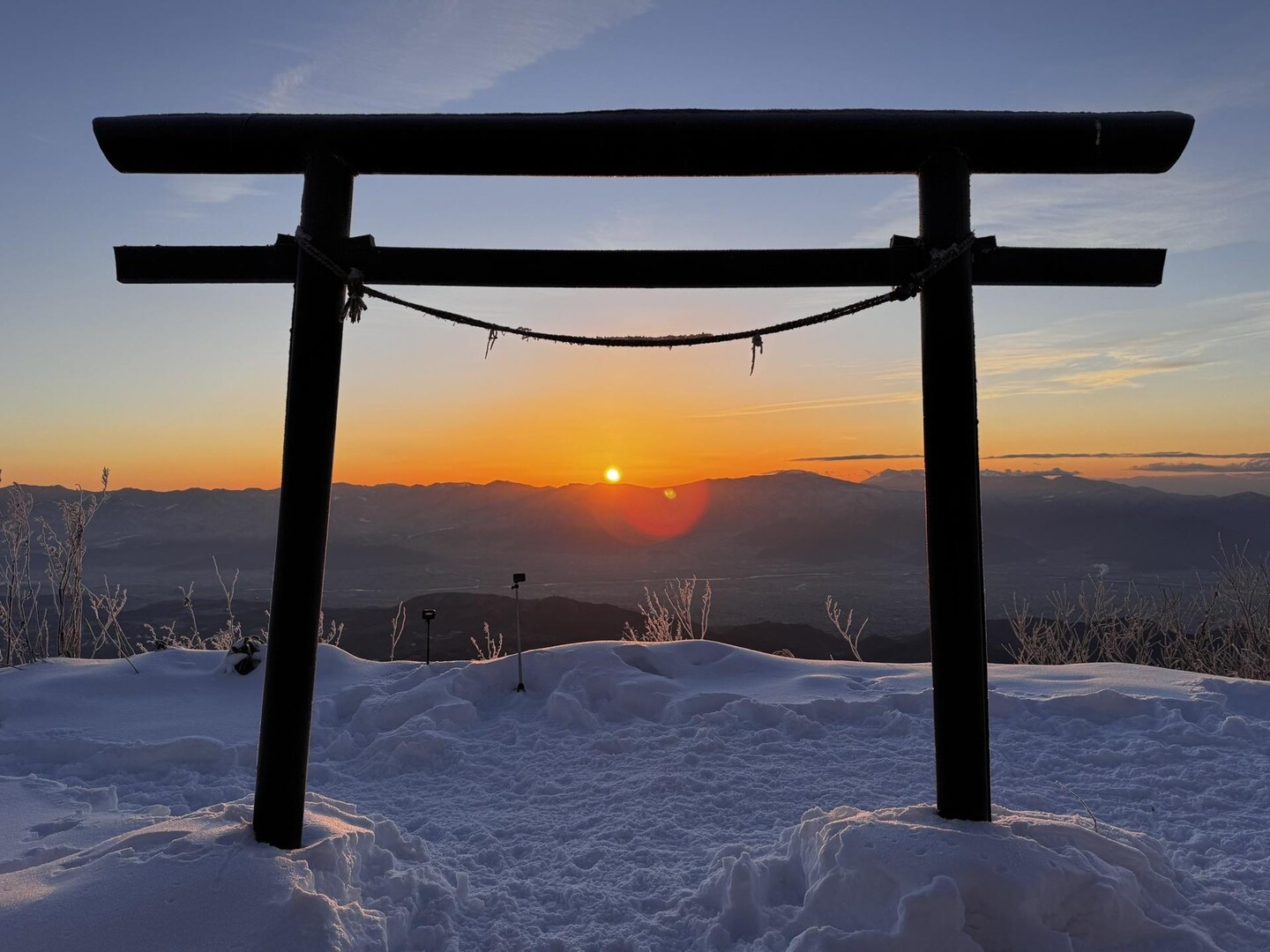 2024初日の出飯縄山 / muraさんの飯縄山の活動データ | YAMAP / ヤマップ