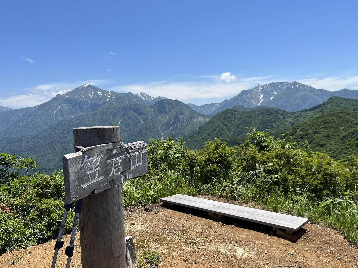 思わぬ同伴者登場の笠倉山🙆‍♀️ ️ / w823hさんの大力山・黒禿の頭・笠倉山の活動データ | YAMAP / ヤマップ