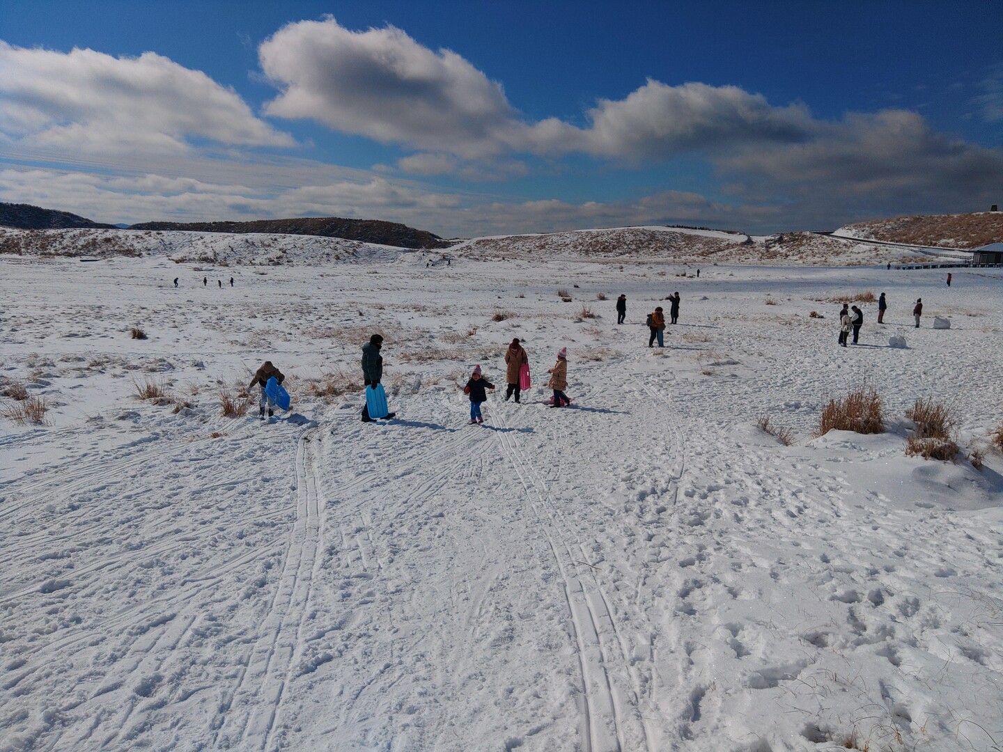 草千里でそり遊び、駒立山まで / kuwakichi-papaさんの阿蘇山・高岳・根子岳の活動データ | YAMAP / ヤマップ