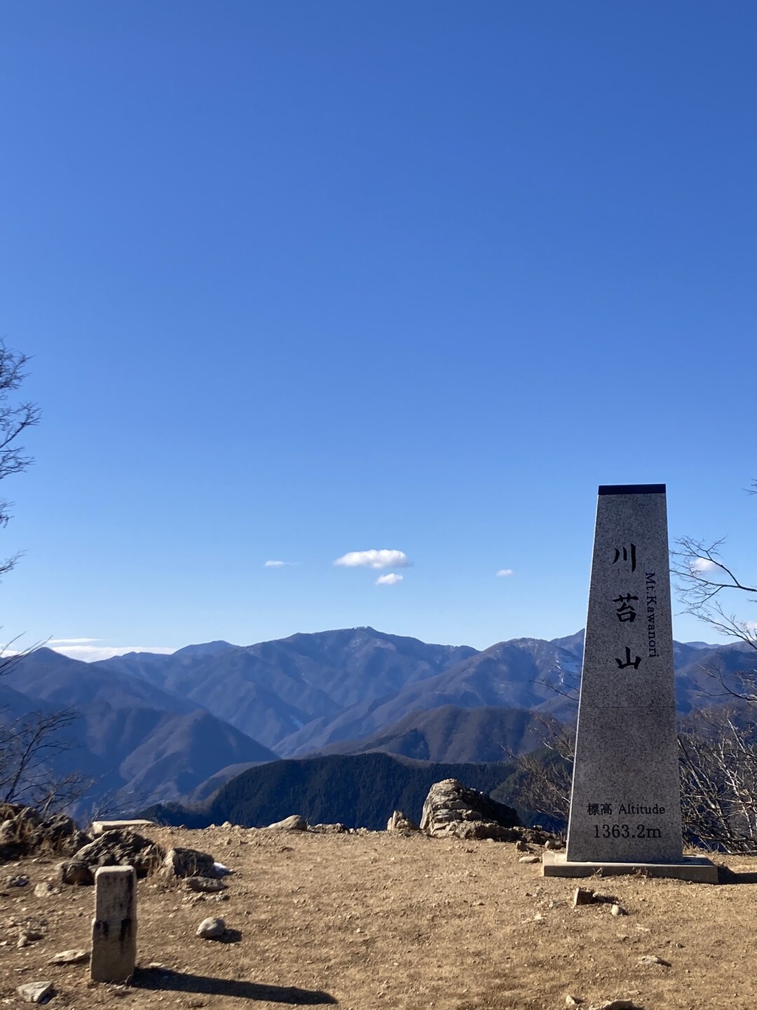 新年🎍初登り⛰瘤高山・鋸尾根Ⅲ峰・鋸尾根Ⅱ峰・鋸尾根Ⅰ峰・川苔山(川乗山) / ayayoさんの川苔山（川乗山）の活動データ | YAMAP / ヤマップ